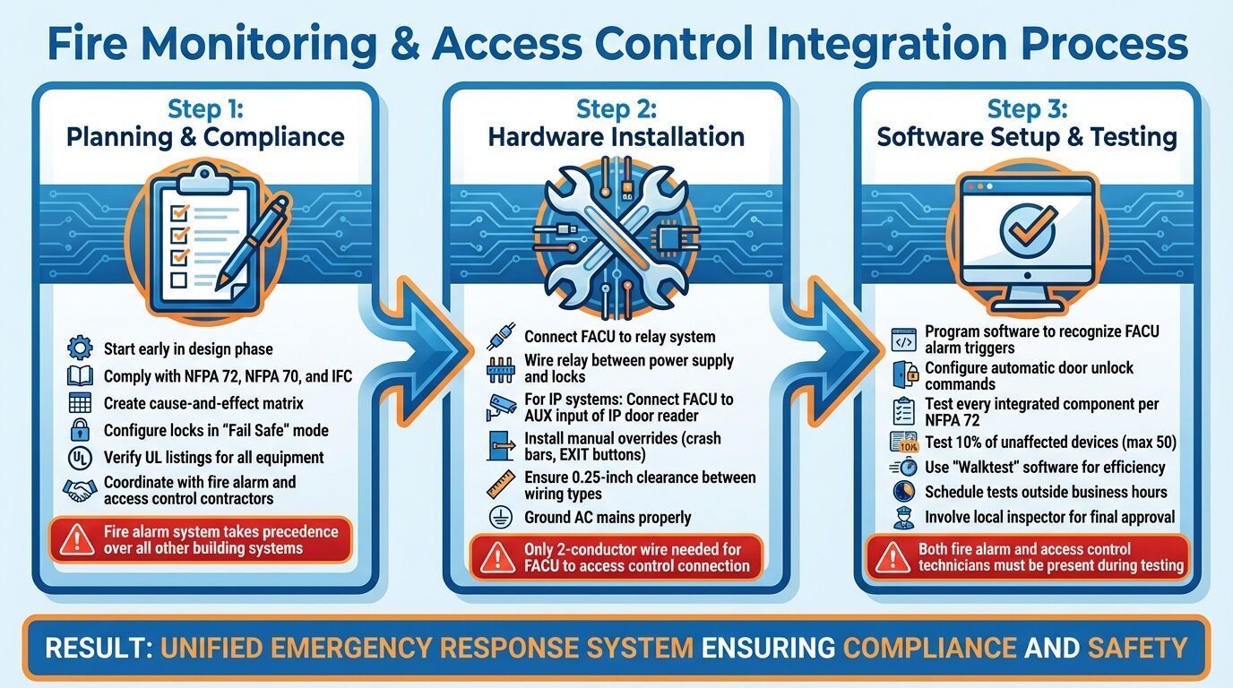 Fire Monitoring Integration with Access Control | ESI Technologies